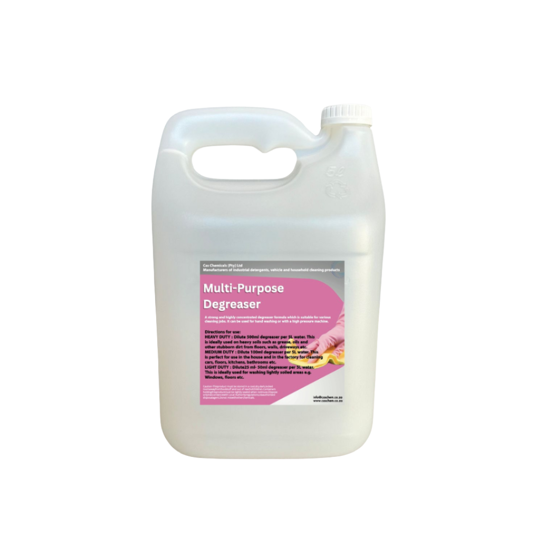 Multi-Purpose Degreaser 5L – Cas Chemicals (Pty) Ltd